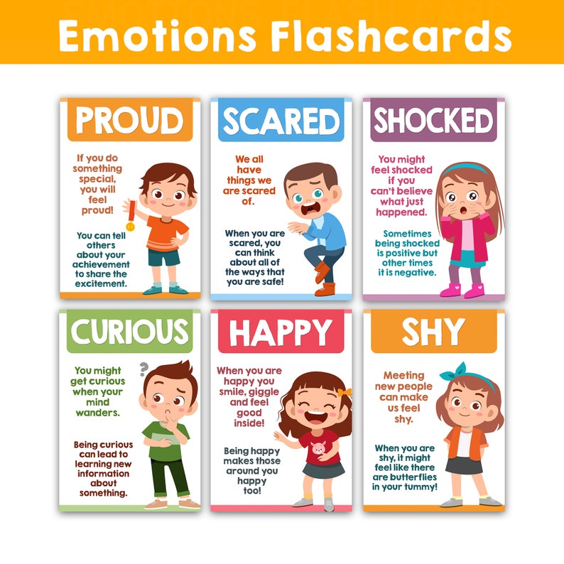 Emotions Flashcards, Feelings Flashcards, How Are You Feeling Today ...