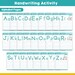Handwriting Activity, Alphabet Tracing, Home School Curriculum ...