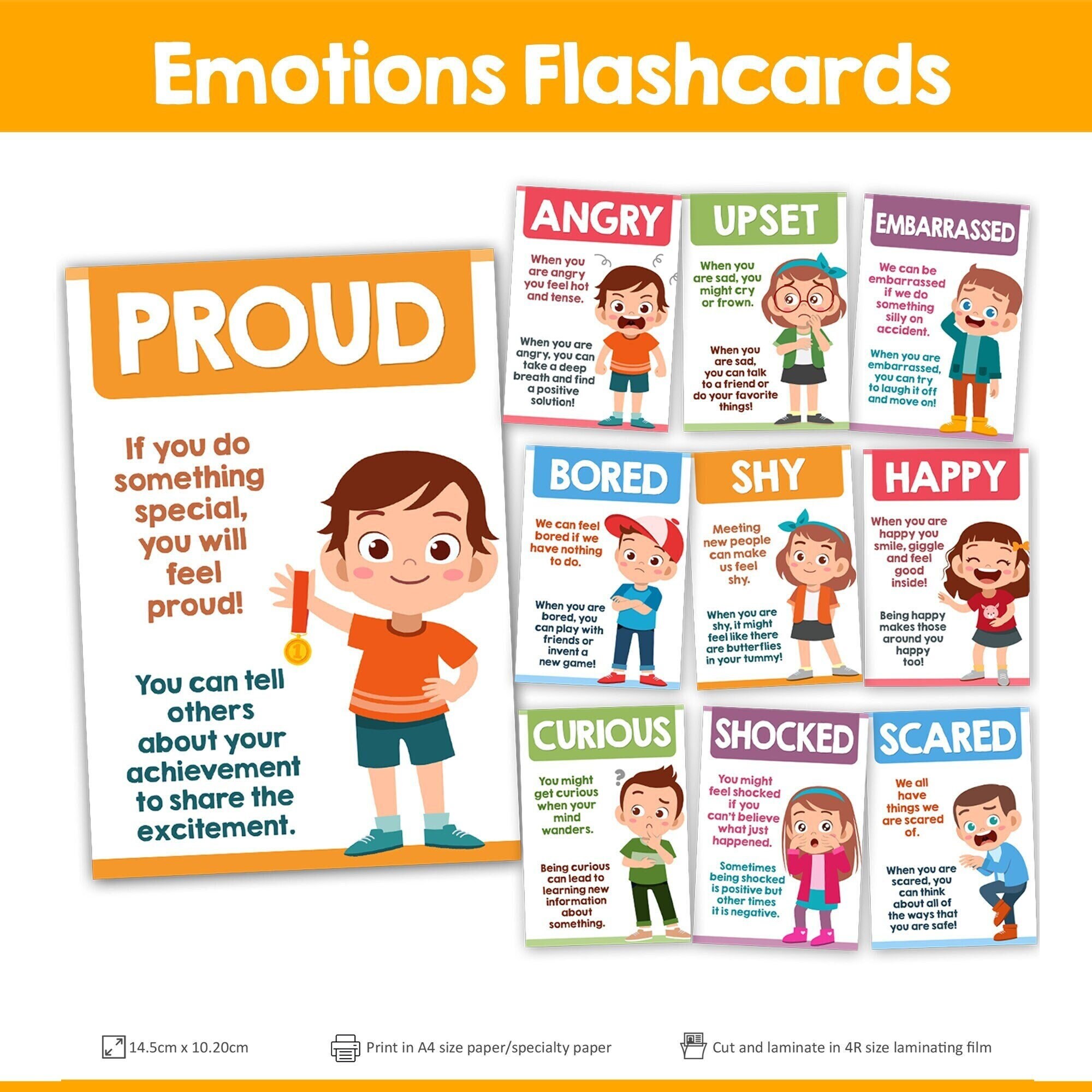 Emotions Flashcards, Feelings Flashcards, How Are You Feeling Today ...