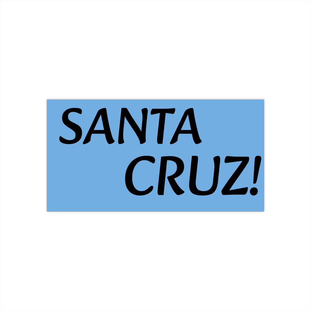 Santa Cruz Bumper Stickers - Etsy
