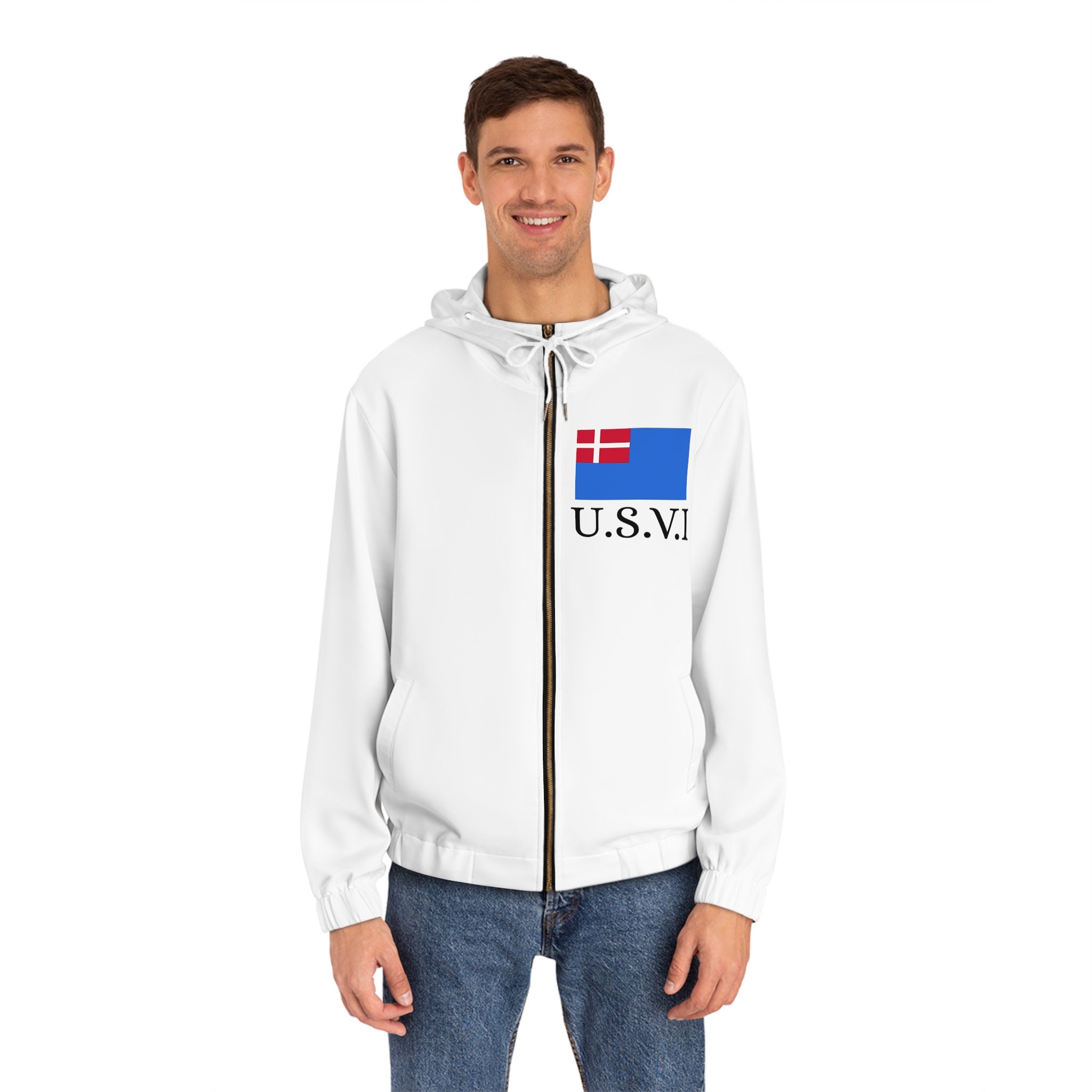 U.S. Virgin Islands Men's Full-zip Hoodie (AOP) - Etsy