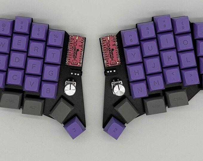 Tweedle - an Ergonomic 62-key Split Alice-style Column-staggered ...