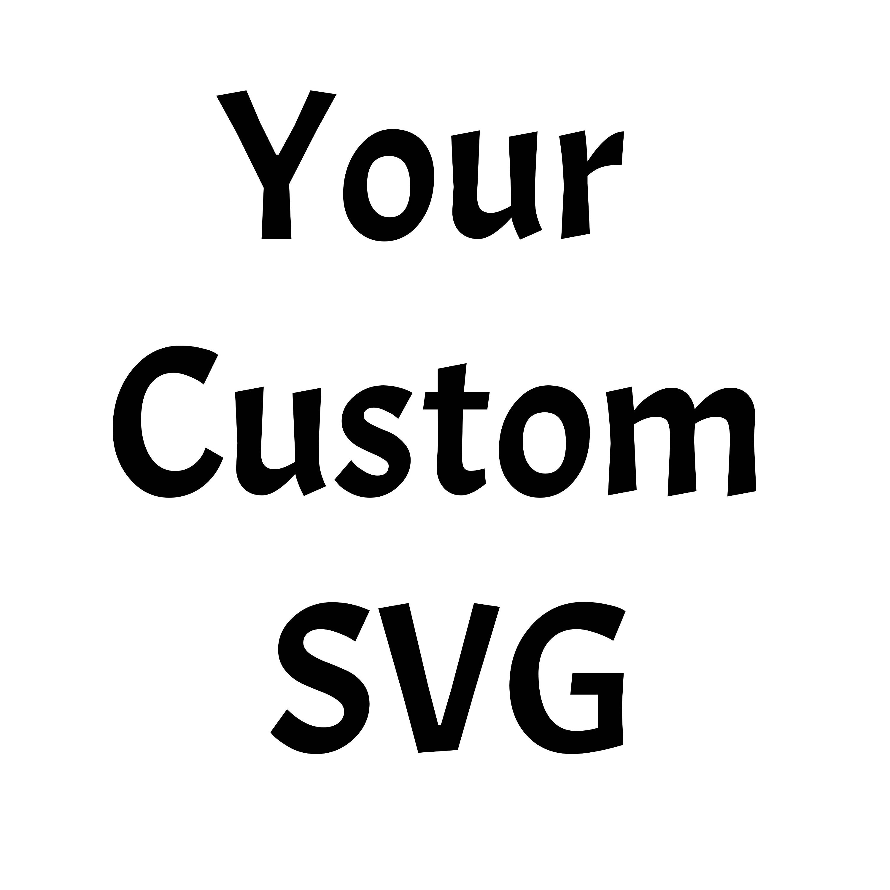 Custom SVG File - Etsy