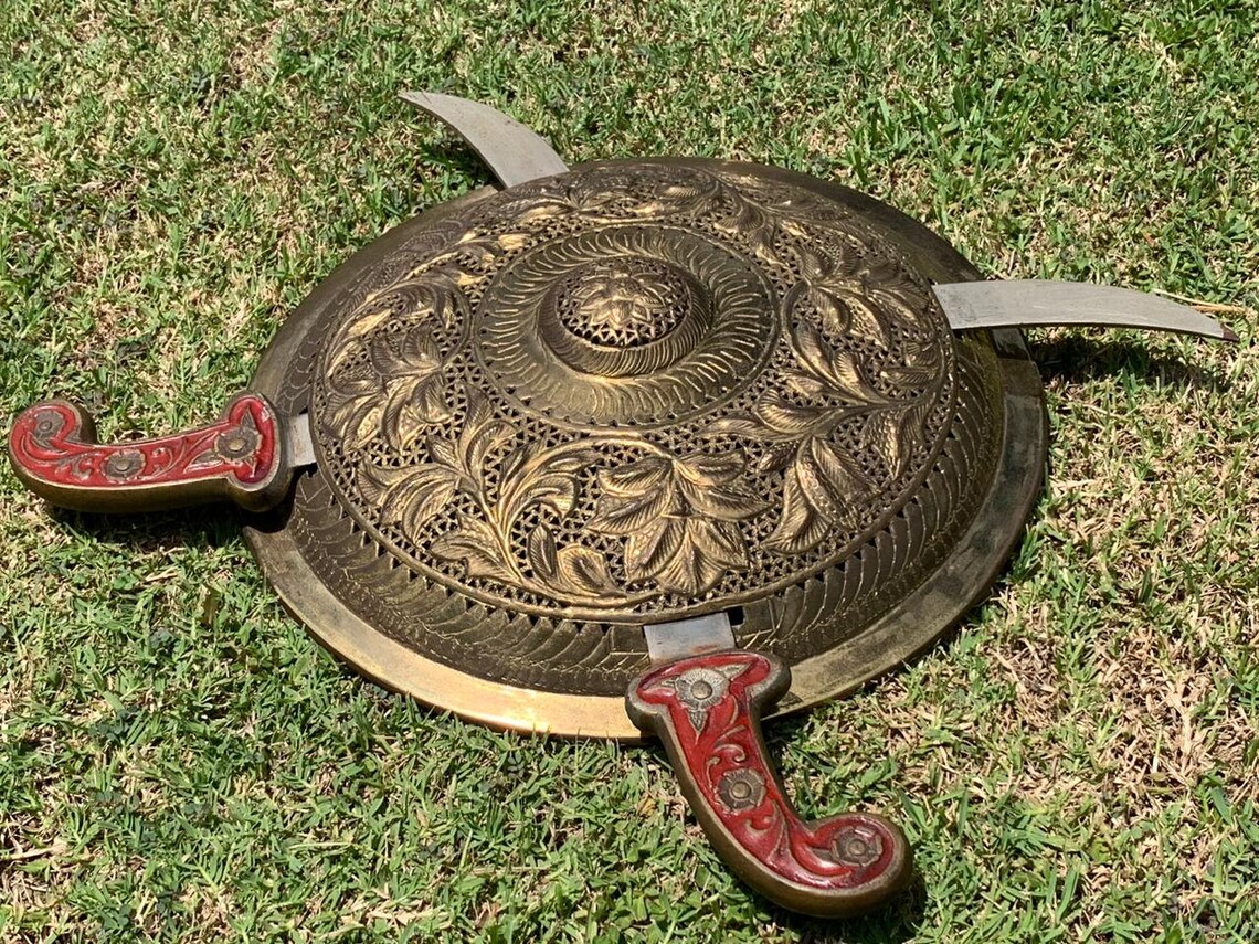 Damascus Sword, Vintage Mughal Armour and Swords, Vintage Sword,mughal ...