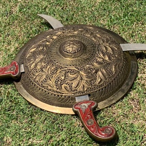 Damascus Sword, Vintage Mughal Armour and Swords, Vintage Sword,mughal ...