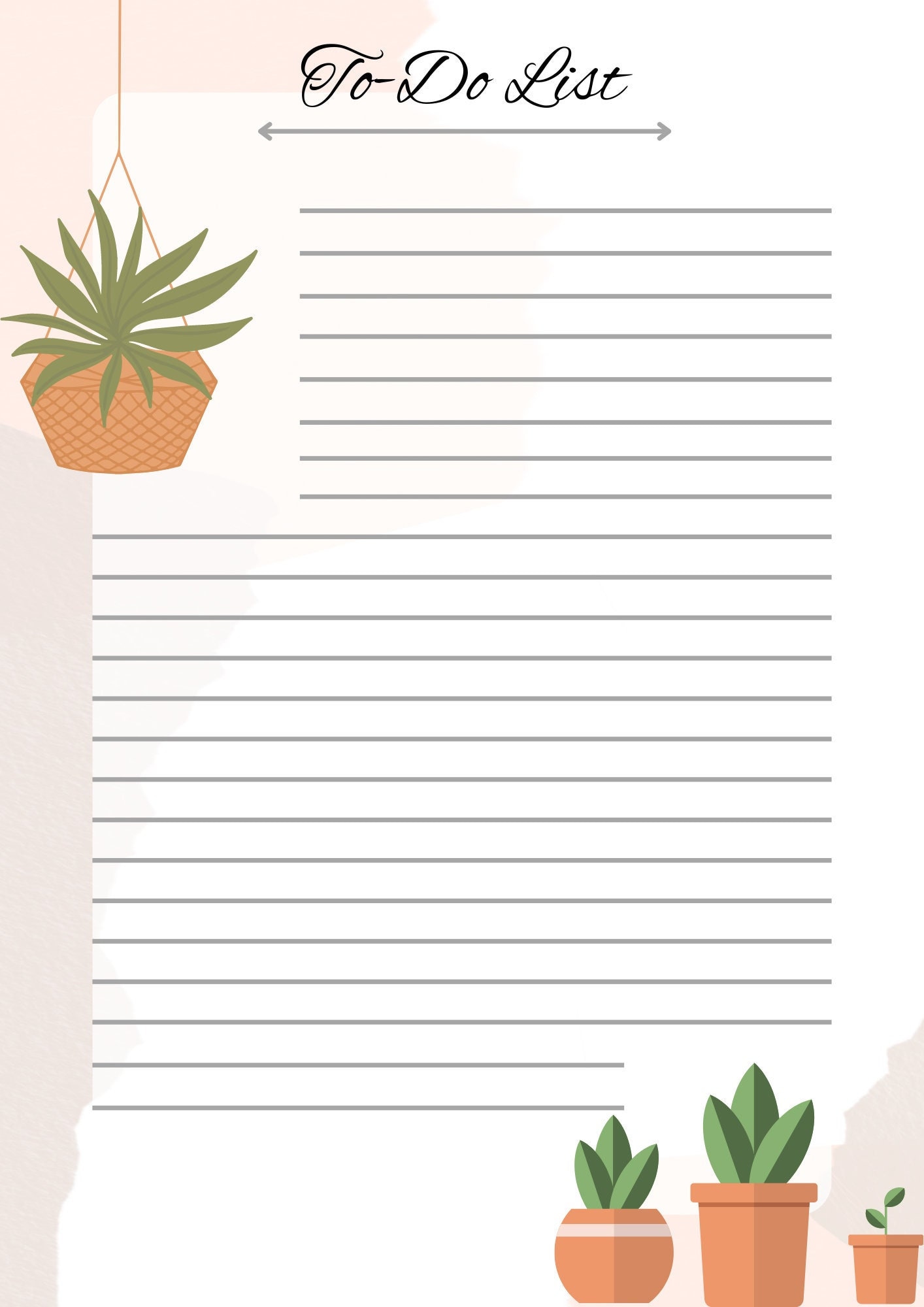 To-do List Printable Pdf - Etsy