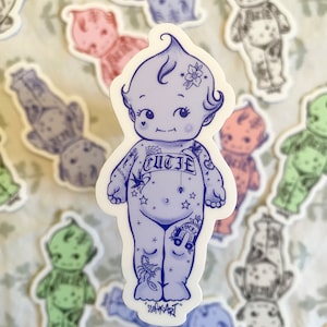 Kewpie Baby Sticker Kewpie Tattoo Sticker Laptop Sticker Cute Stickers ...