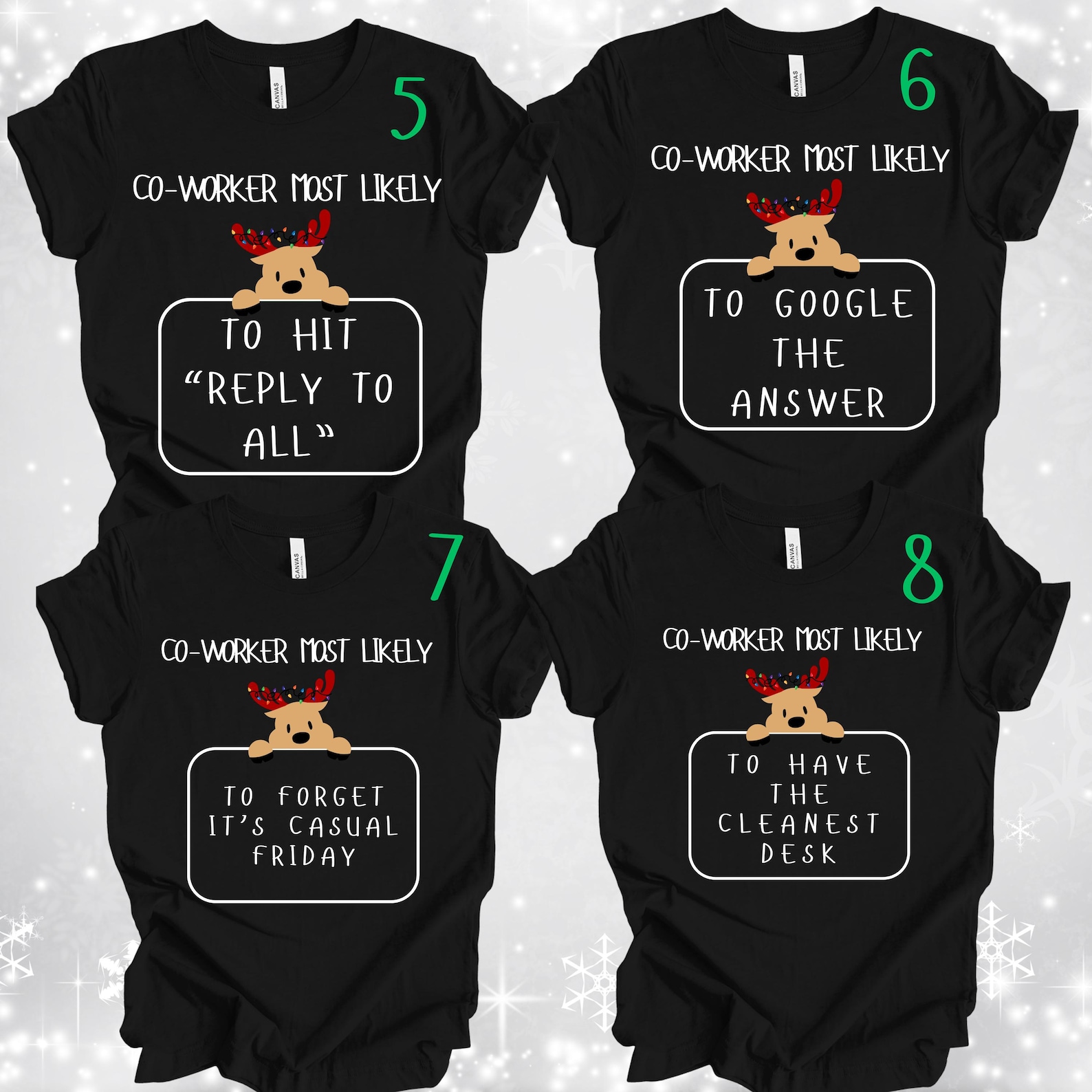 Co-workers Shirts,most Likely to Funny T-shirt ,funny Work Matching ...