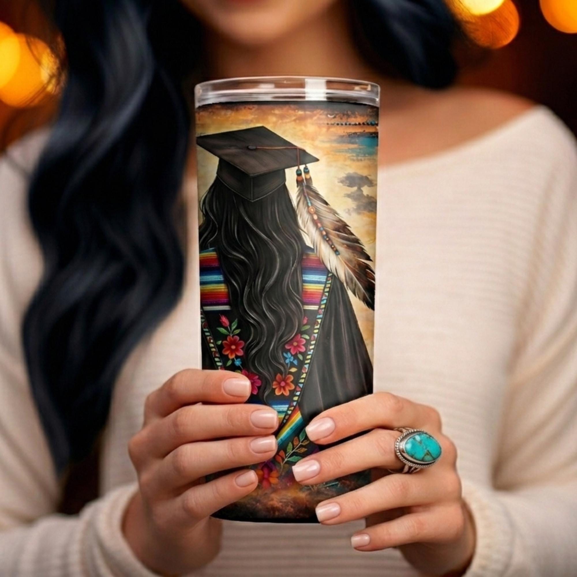 Native Pride Graduation Tumbler Wrap | Class of 2026 Indigenous ...