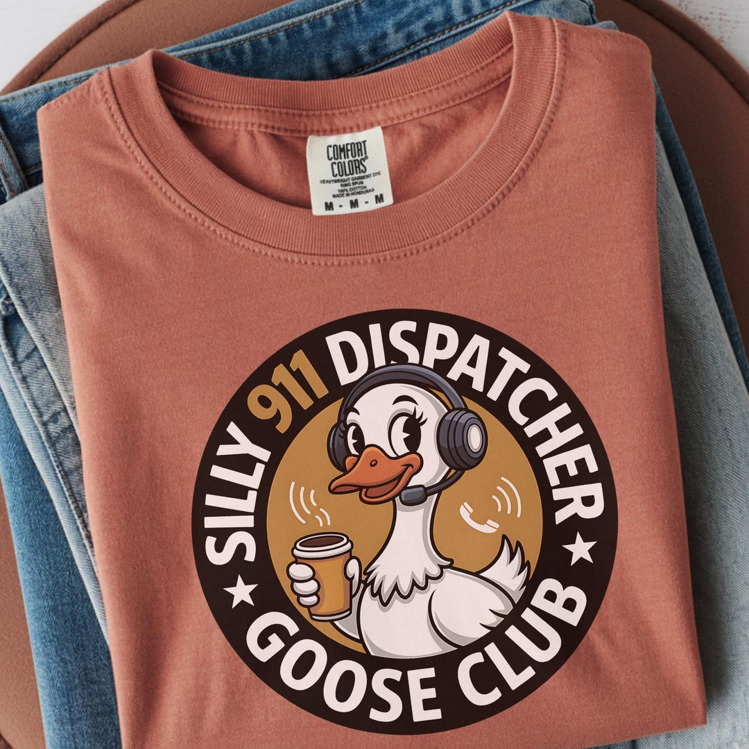Funny 911 Dispatcher Goose PNG: Emergency Dispatcher Humor (digital ...