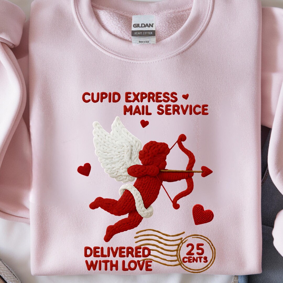 Cupid Valentine PNG | 3D Knitted Cupid, Love Stamp (digital Download ...