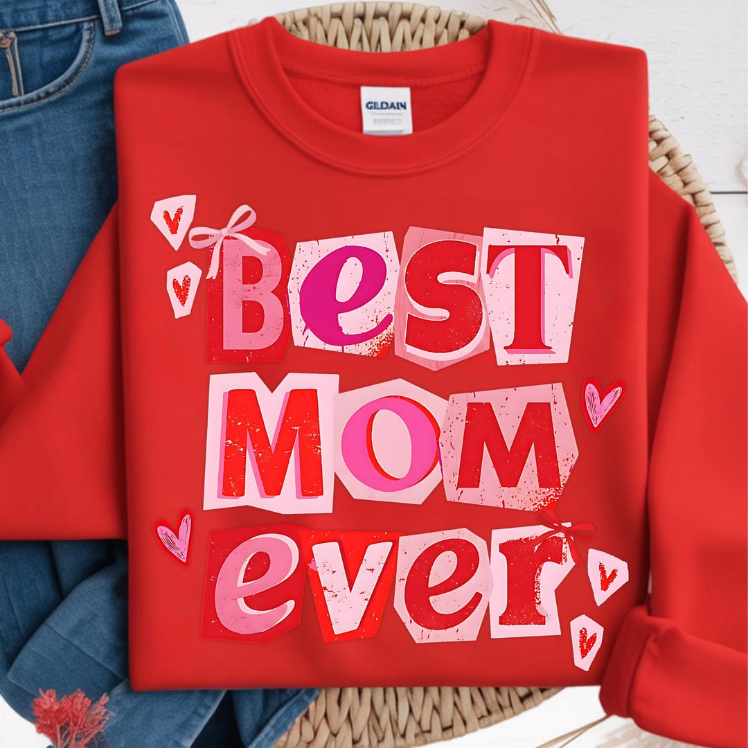 Mom Ever PNG | Retro Patchwork Design (digital Download - Etsy