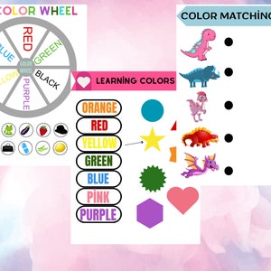 Color Matching Activities,let's Explore Colors,world of Colors,fun ...