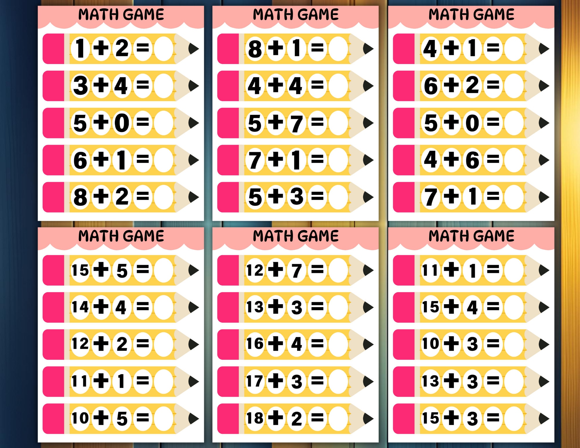 Math Worksheets for Kids,printable Math Worksheets,kindergarten Math ...