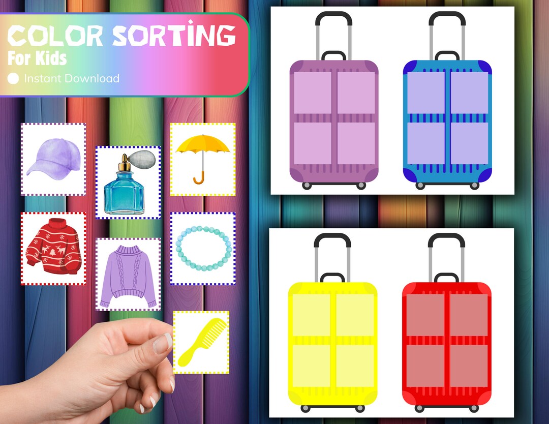 Color Sorting , Color Matching Activity , Color Sorting Printable ...