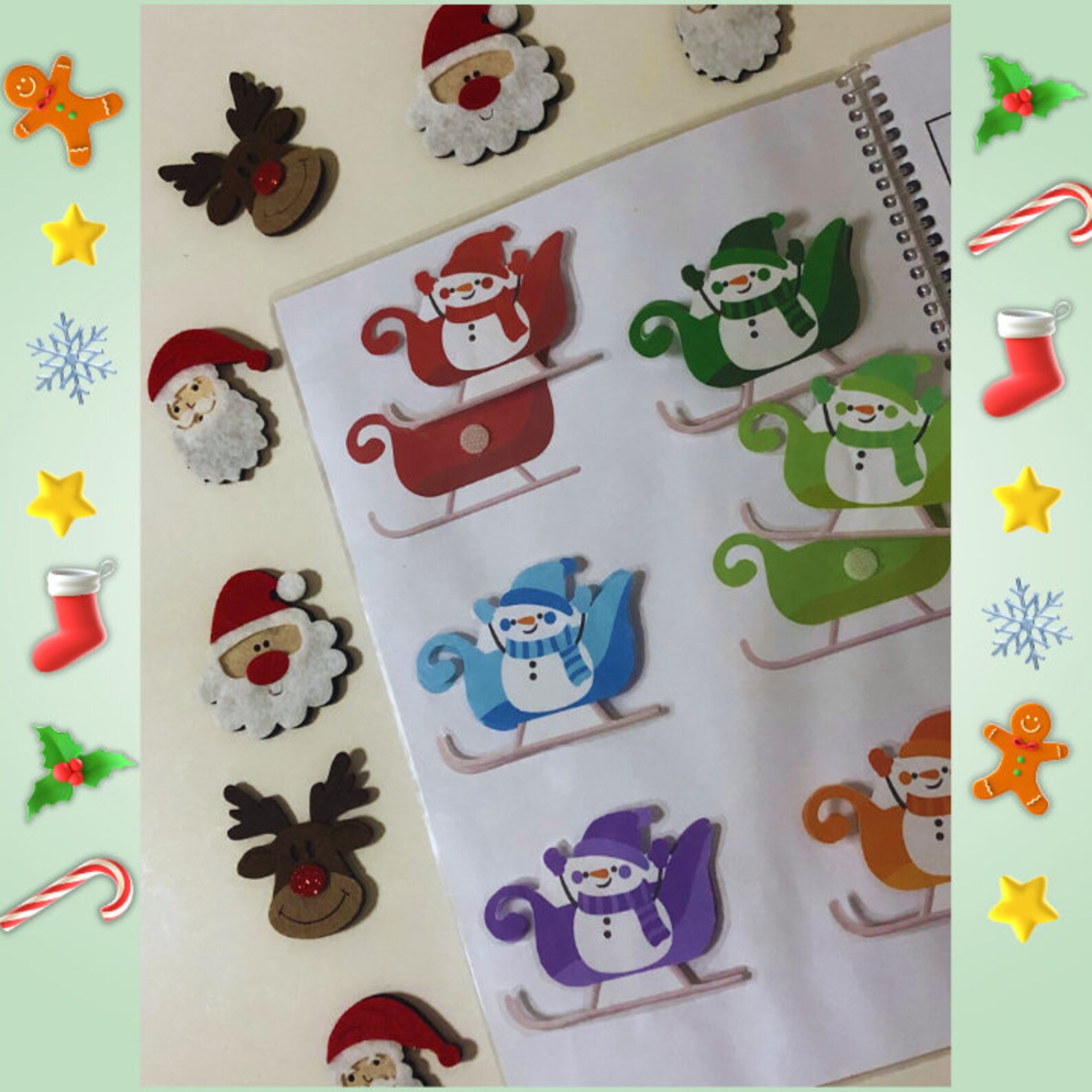 Toddler Busy Book , Christmas Busy Book Printable, Busy Book for ...