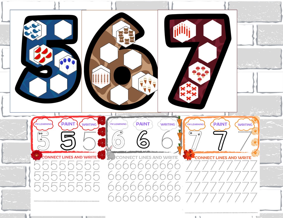 Preschool Printables Numbers 0-10,learning Numbers,preschool Learning ...