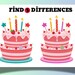 Search and Find Cake Activity Printable -5 Pages I Spy Game for Kids ...