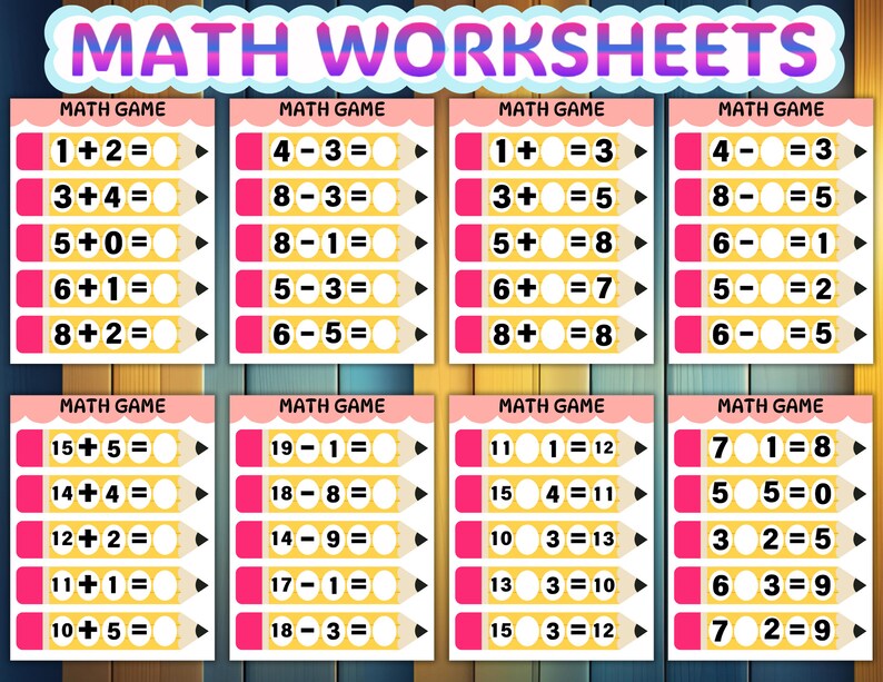 Math Worksheets for Kids,printable Math Worksheets,kindergarten Math ...