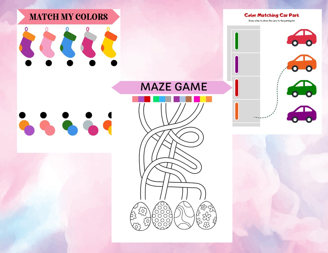 Color Matching Activities,let's Explore Colors,world of Colors,fun ...