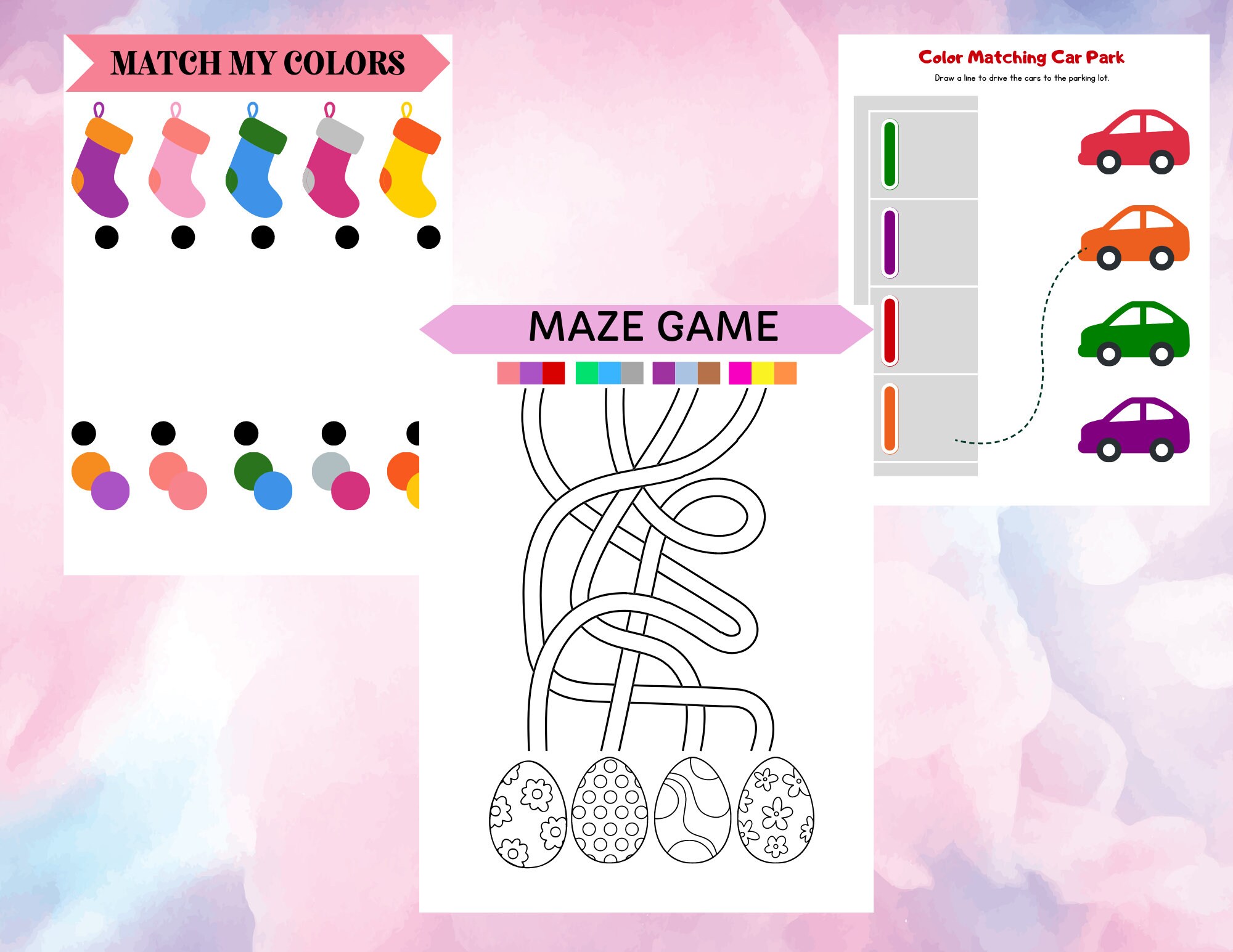 Color Matching Activities,let's Explore Colors,world of Colors,fun ...