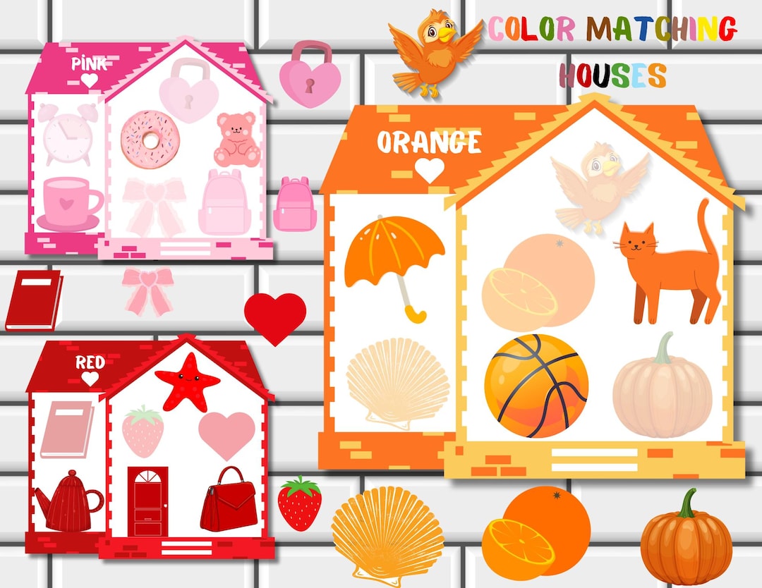 Color Matching Activity,toddler Color Matching,montessori Color ...