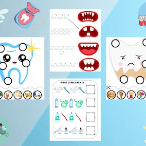 Preschool Toddler Activities Dental Health, Printable Homeschool ...