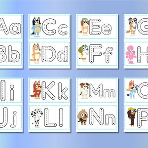 Bluey Busy Book,alphabet Busy Book,bluey Activity Book,bluey Activity ...