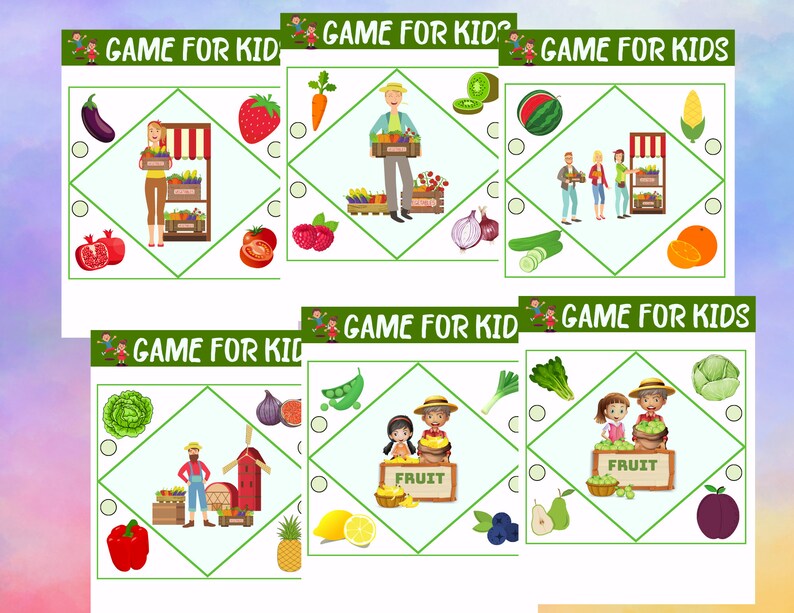 Fruits and Vegetables Sort, Fruits and Vegetables Match,homeschool ...