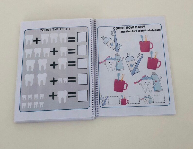 Preschool Toddler Activities Dental Health, Printable Homeschool ...