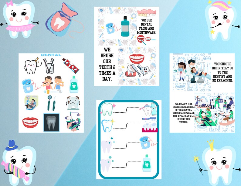 Preschool Toddler Activities Dental Health, Printable Homeschool ...