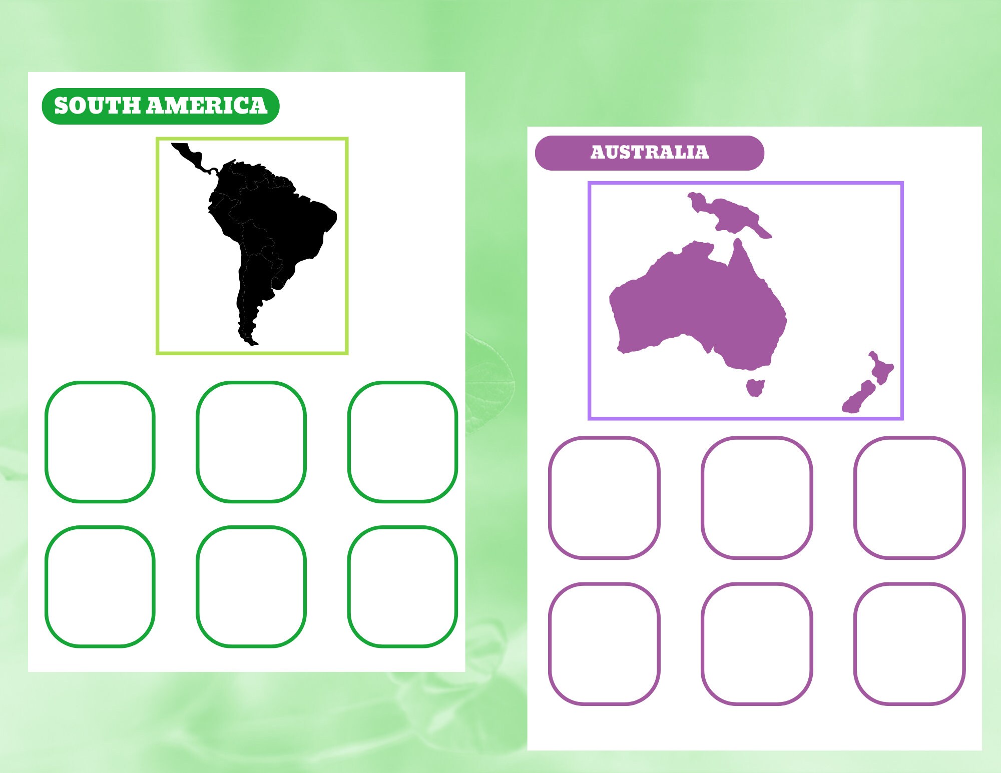 Discover Animals From Around the World: Educational Continent and ...