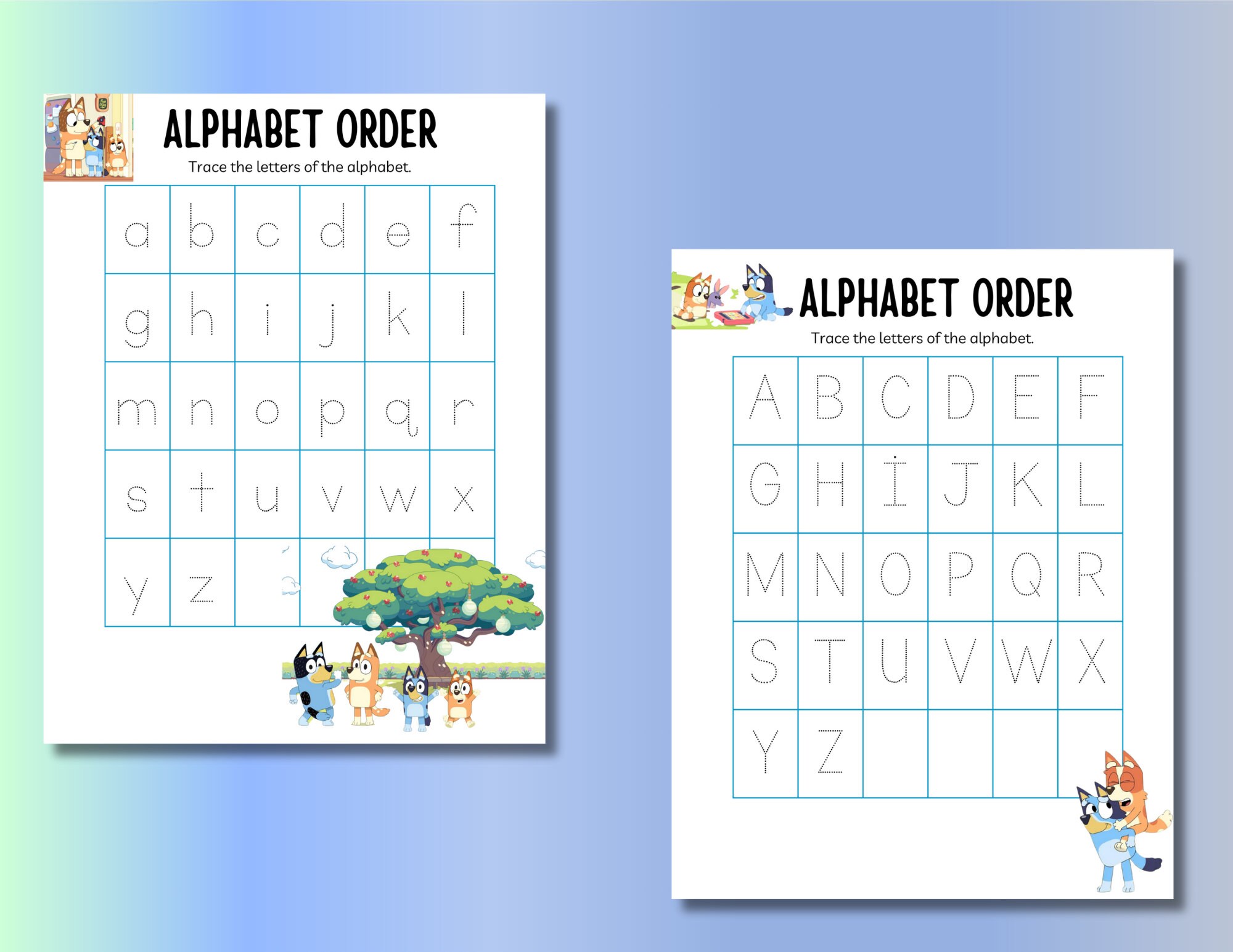 Bluey Busy Book,alphabet Busy Book,bluey Activity Book,bluey Activity ...
