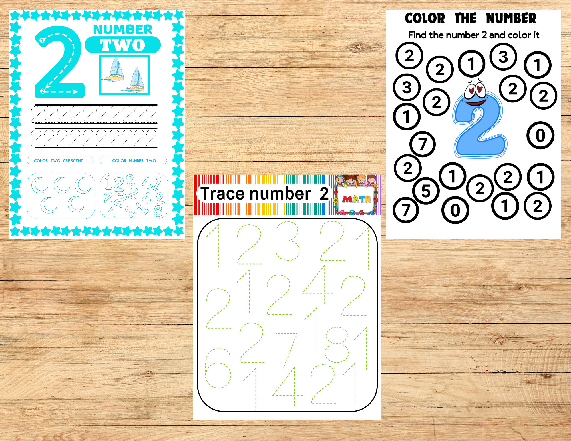 Number Worksheets - Printable - Kindergarten - Numbers to 20 - Math ...