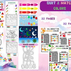 Color Matching Activities,let's Explore Colors,world of Colors,fun ...