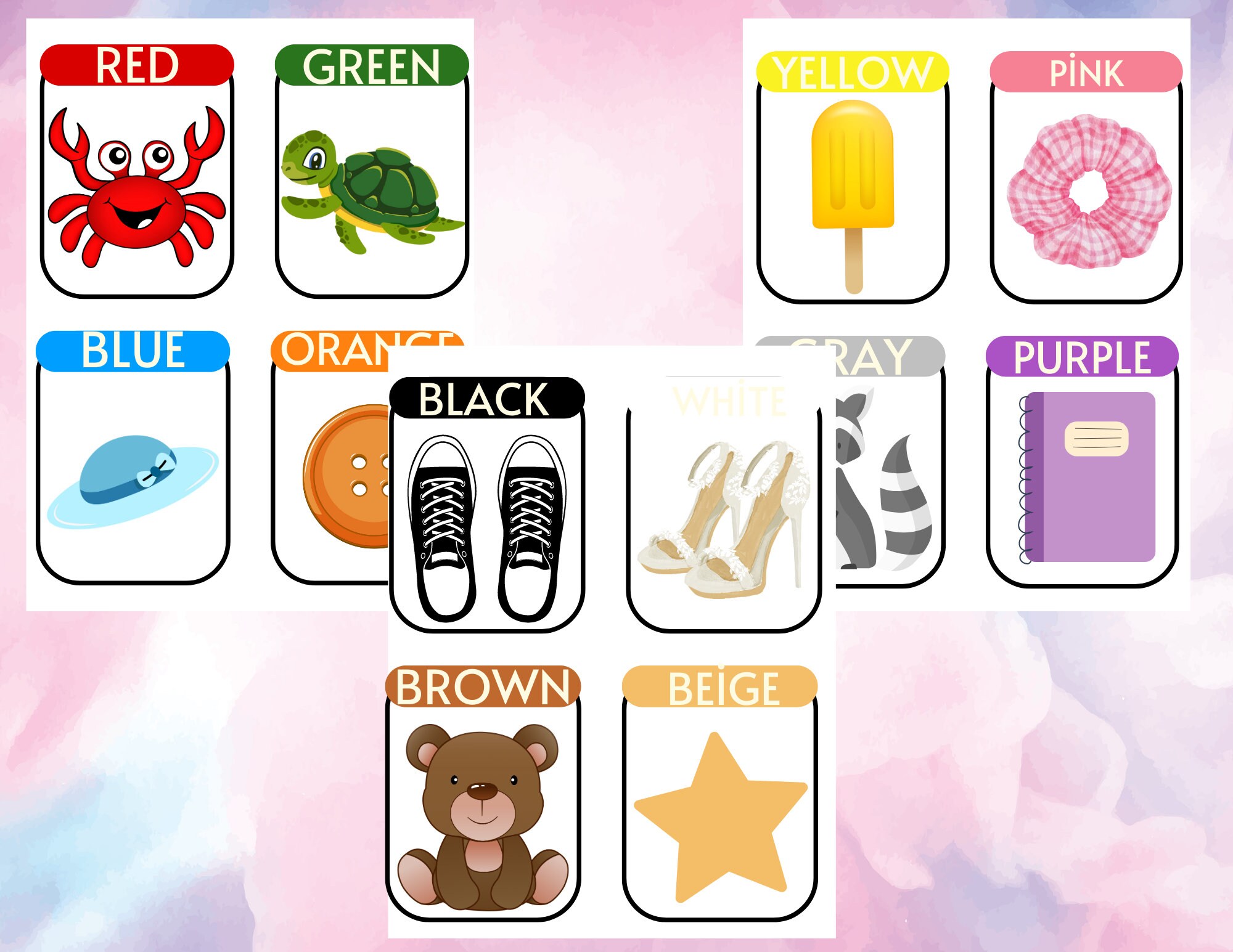 Color Matching Activities,let's Explore Colors,world of Colors,fun ...