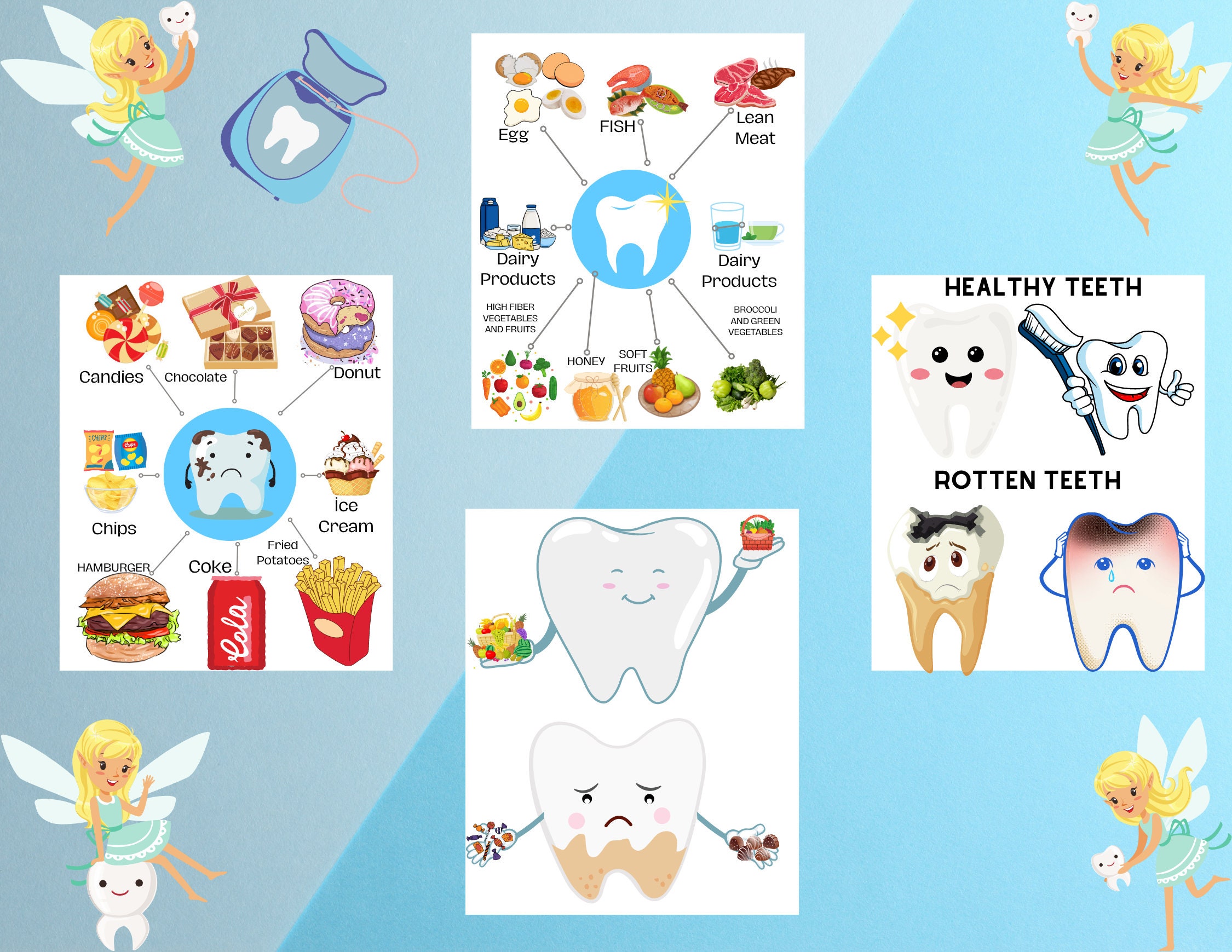 Preschool Toddler Activities Dental Health, Printable Homeschool ...