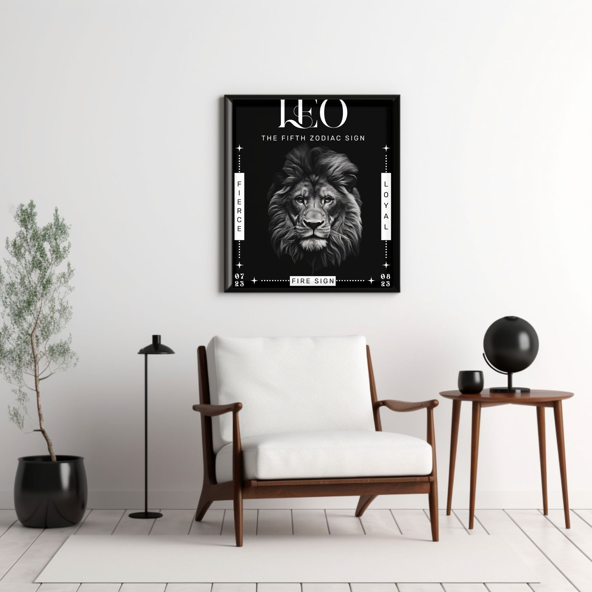 Leo Poster | Leo Astrology Gifts | Astrology Poster | Leo Wall Art ...