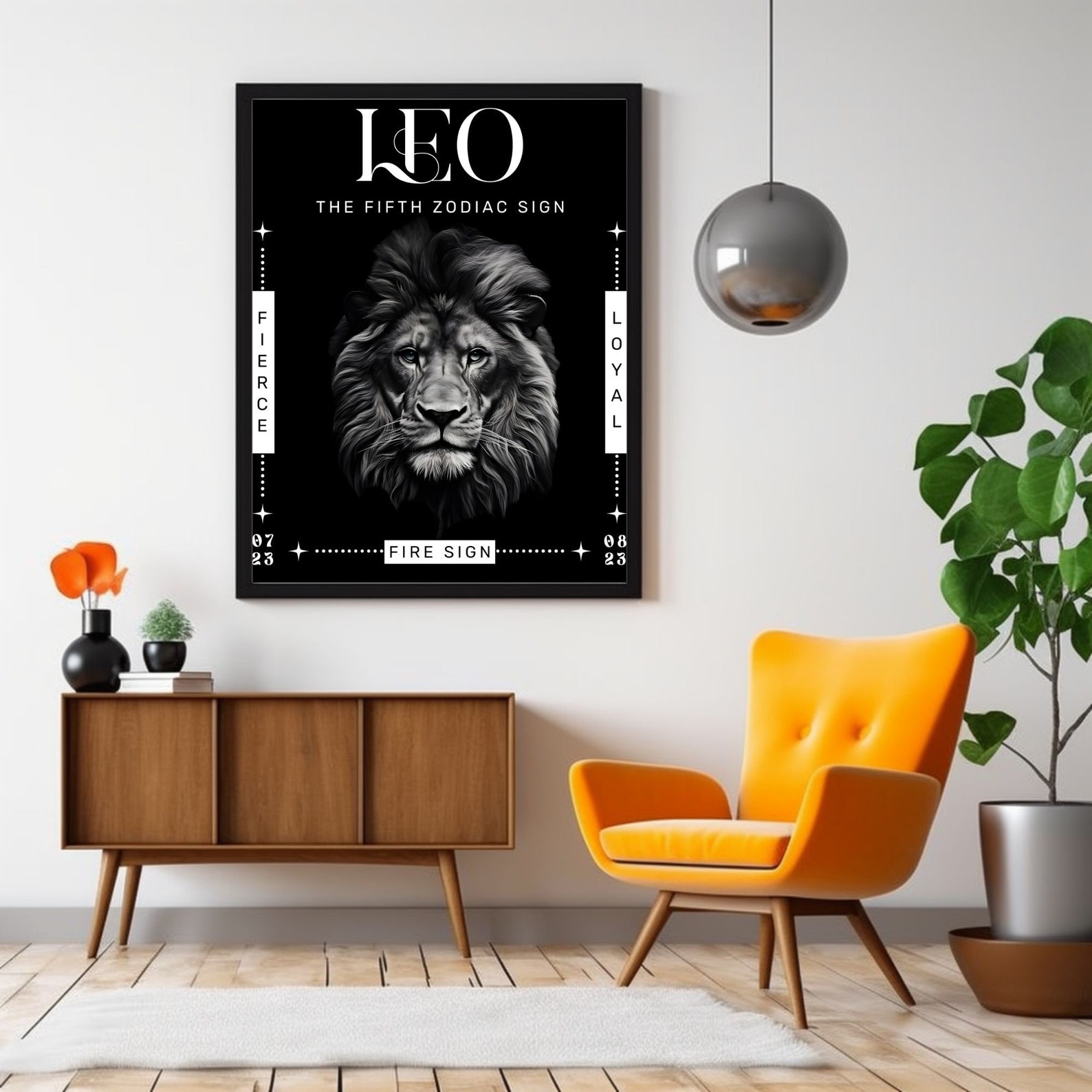 Leo Poster | Leo Astrology Gifts | Astrology Poster | Leo Wall Art ...