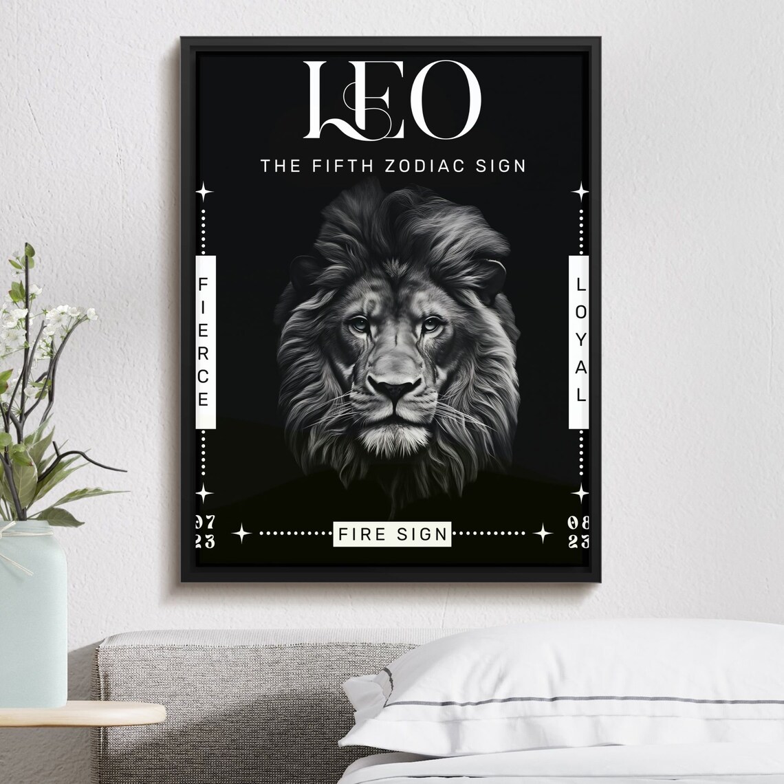 Leo Poster | Leo Astrology Gifts | Astrology Poster | Leo Wall Art ...