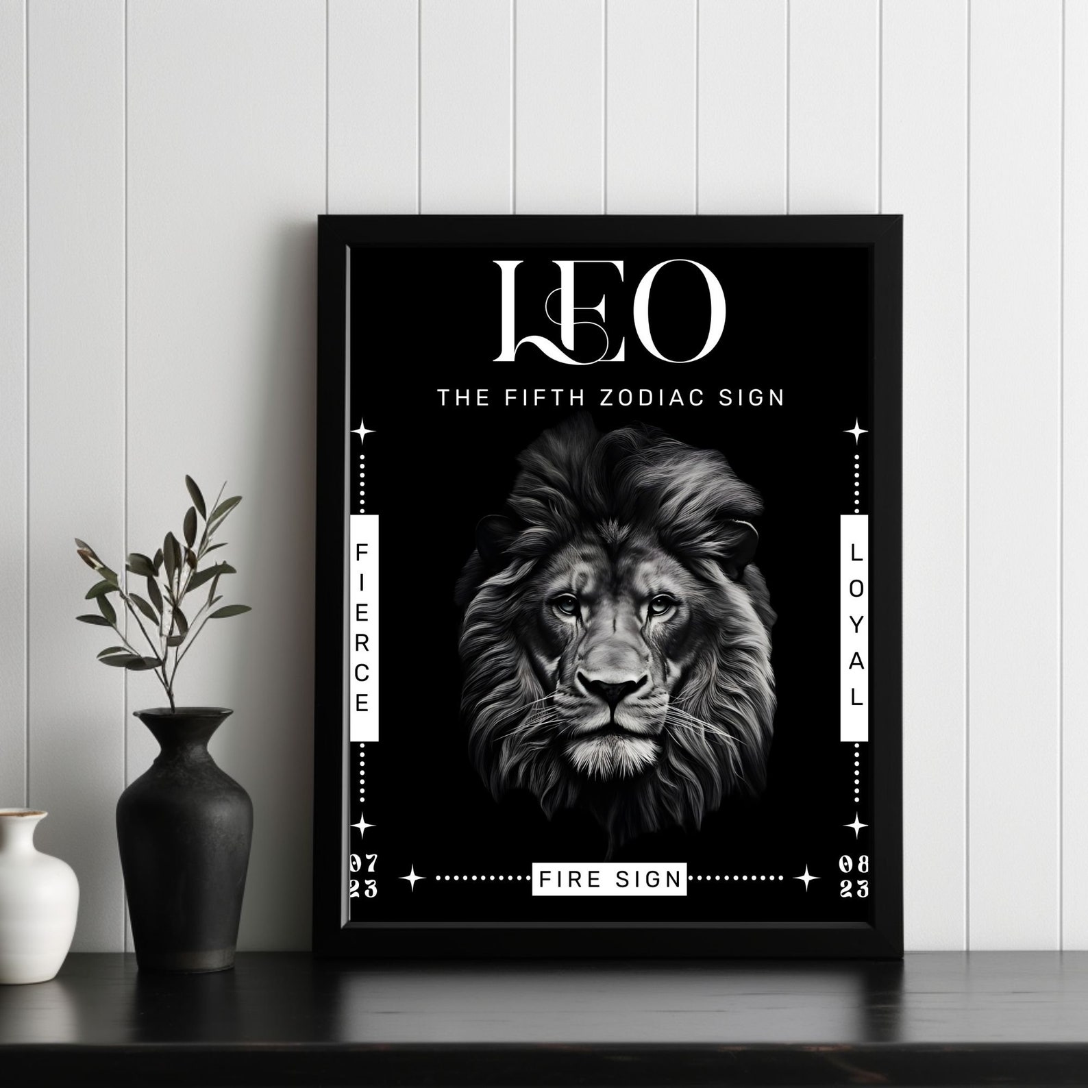 Leo Poster | Leo Astrology Gifts | Astrology Poster | Leo Wall Art ...