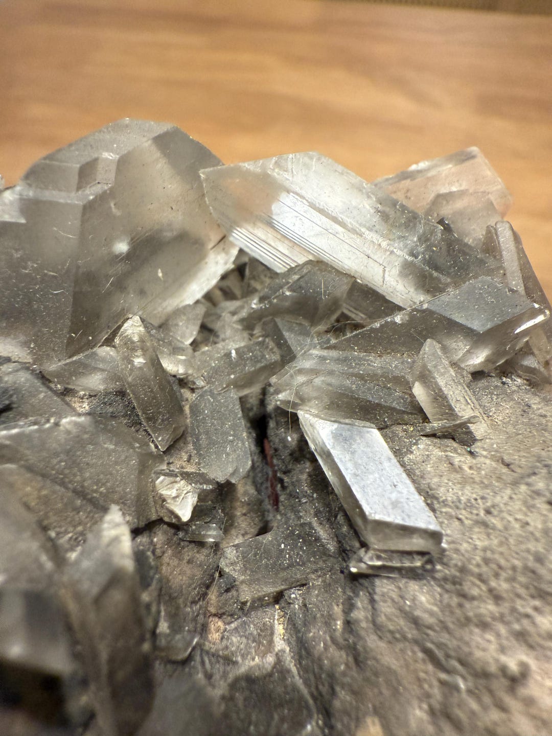 Antique Gemmy Baryte Barite Crystal Specimen on Matrix : Gem Barite ...