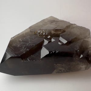 Premium Dark Smoky Quartz–2.75” Tall, 165 Grams, Polished Top, Cut Base ...