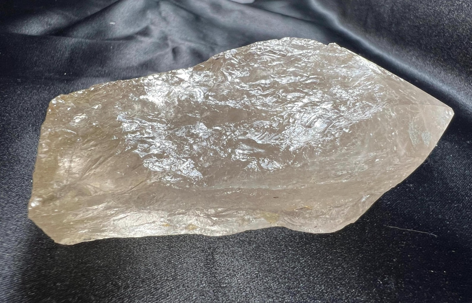 Stunning Large Clear Quartz TERMINATED Crystal With Golden Rutile ...