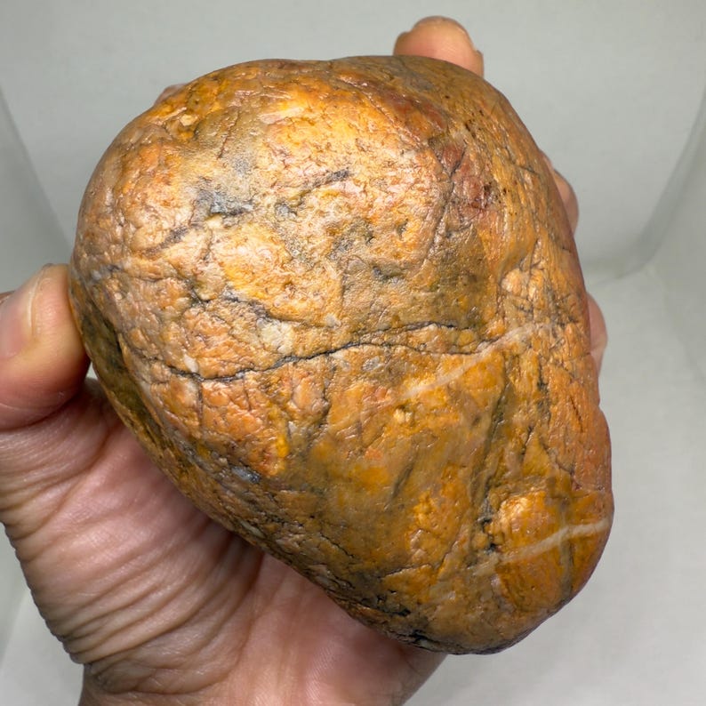 Rough Yellow Jasper Chunk | Natural River Rock, Arizona Find - Etsy