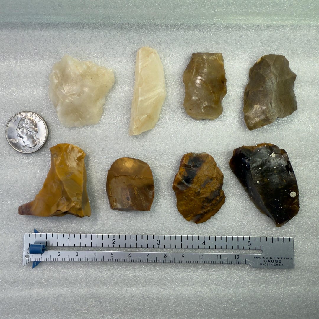 Native American Stone Tool Set – Pima, Arizona Artifacts- You Get ALL 8 ...