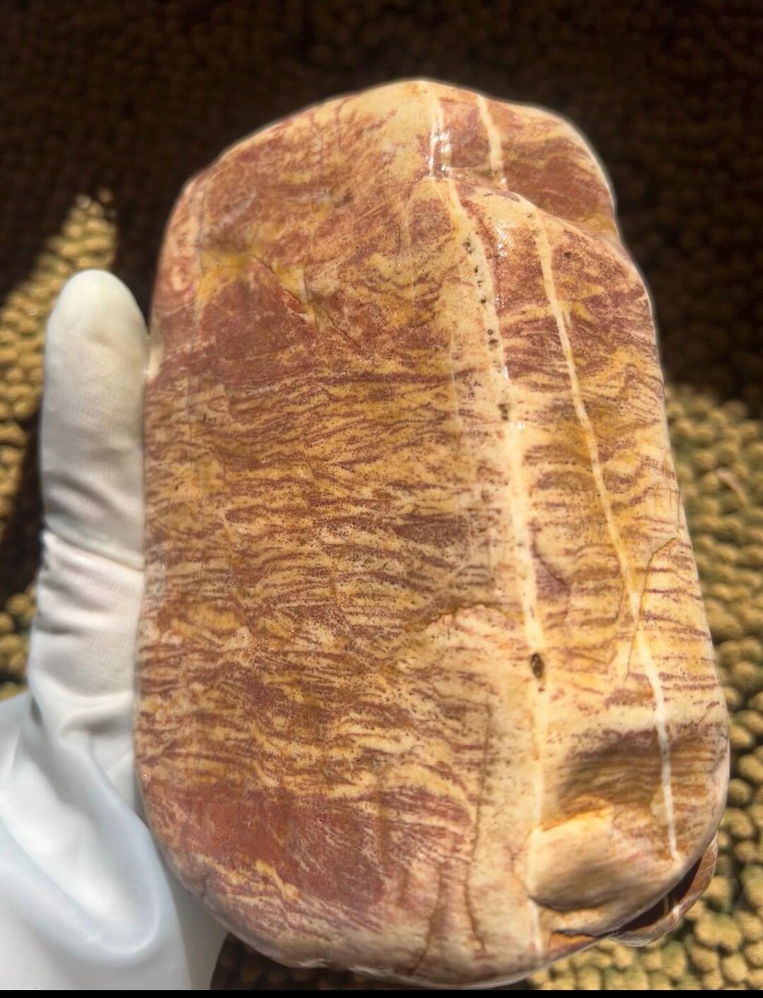 Banded Rhyolite Rock: Arizona Lapidary Stone, Tiger Stripe Pattern - Etsy