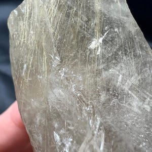 Stunning Large Clear Quartz TERMINATED Crystal With Golden Rutile ...