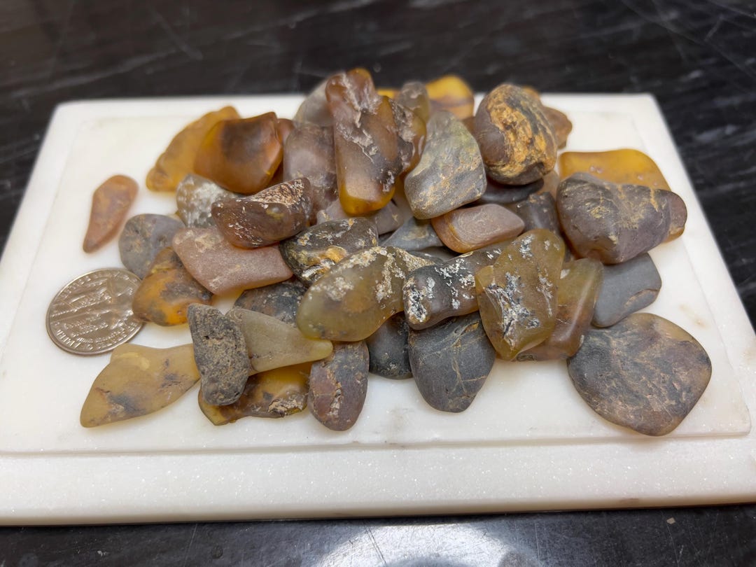 Small Raw Amber From Chiapas, Mexico | Ancient Natural Amber | UV Light ...