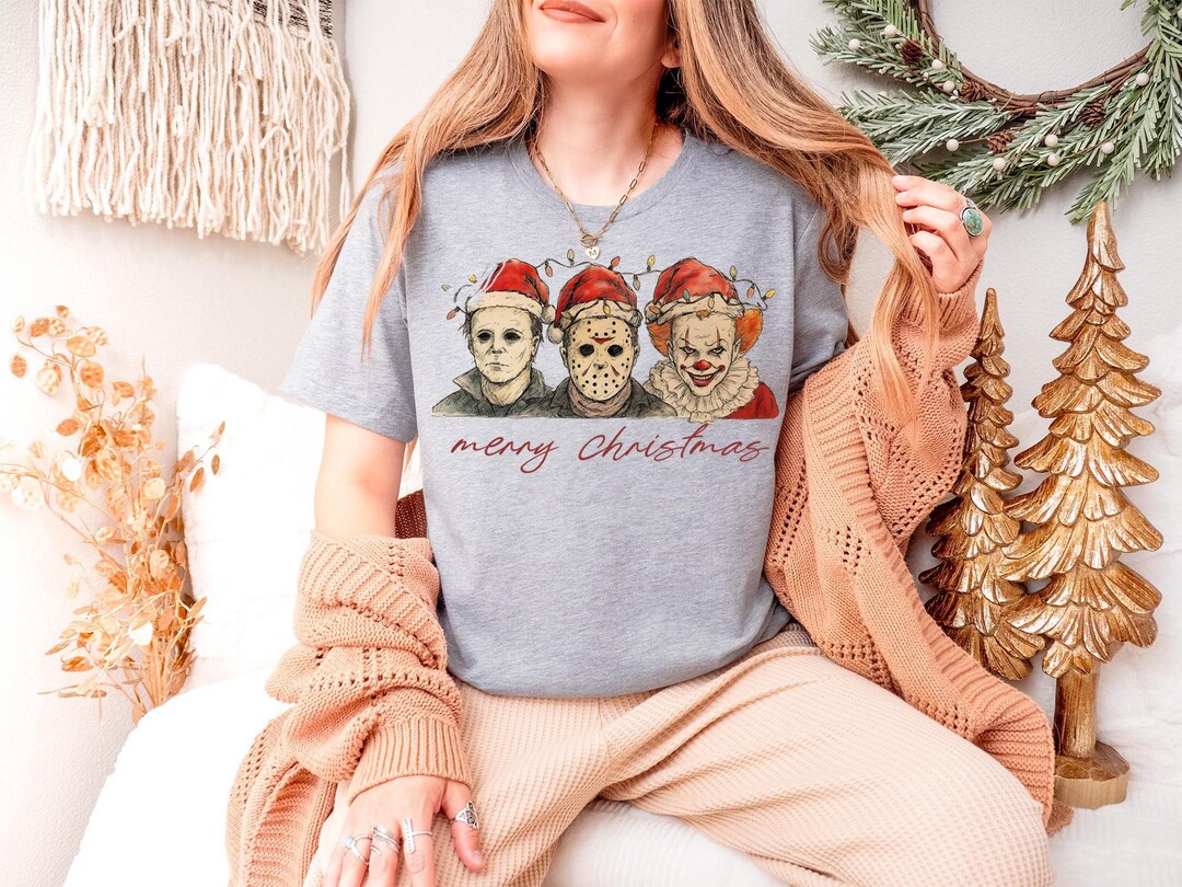 Christmas Horror Movie Characters PNG, Scary Crossover Sublimation - Etsy